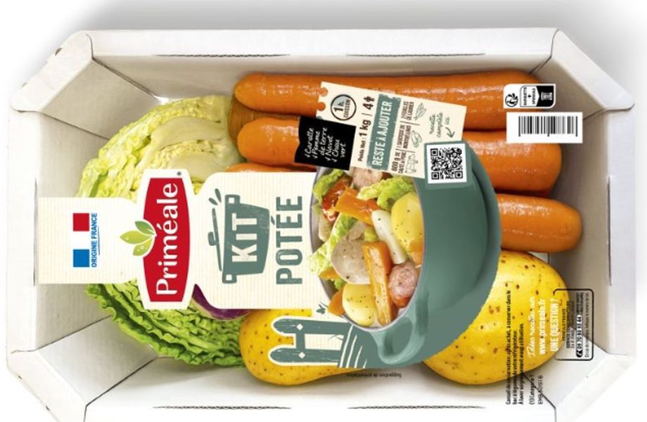 Primeale passe à la barquette carton pour ses légumes frais