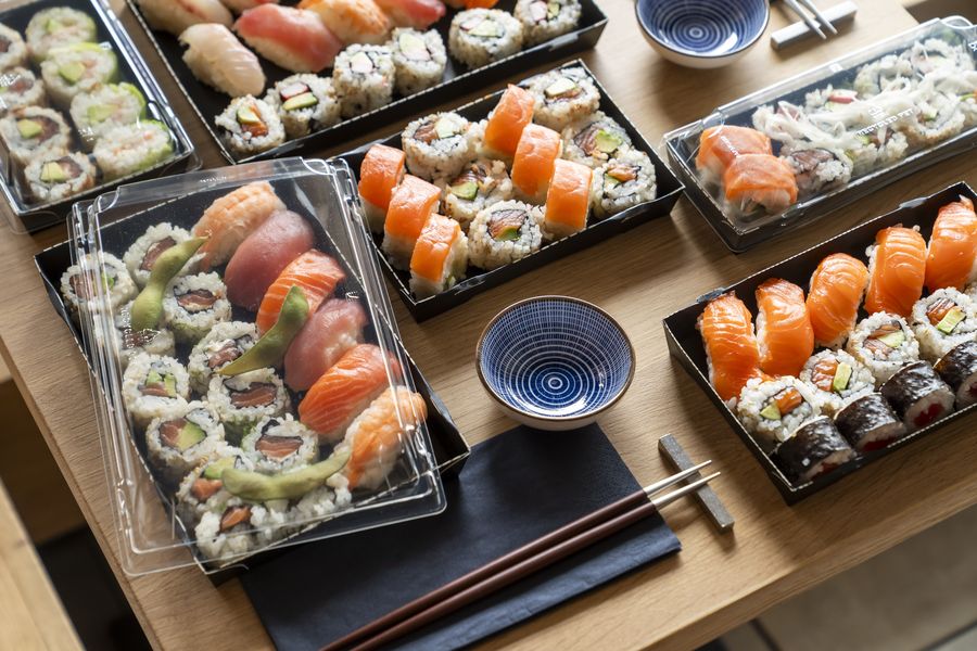 Sabert lance la gamme Tray2go pour l'emballage des sushis