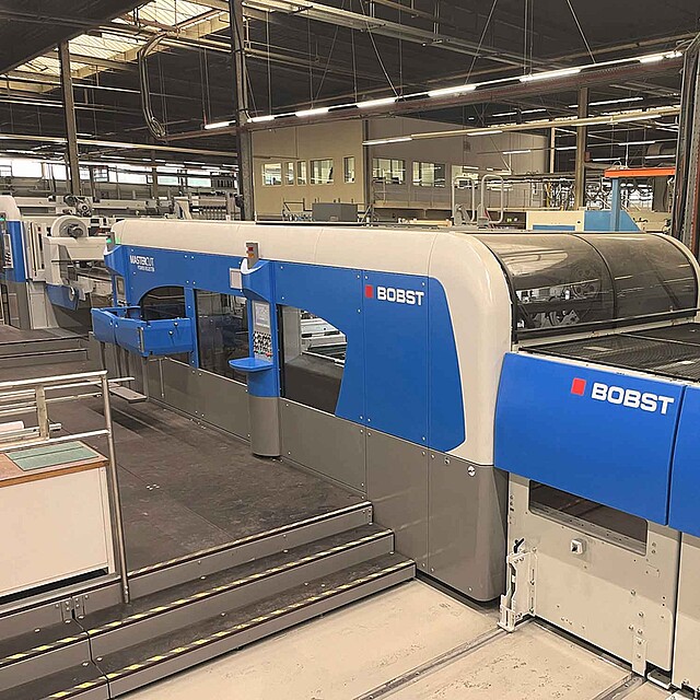Une presse de découpe à plat Mastercut 2.1 de Bobst pour Thimm